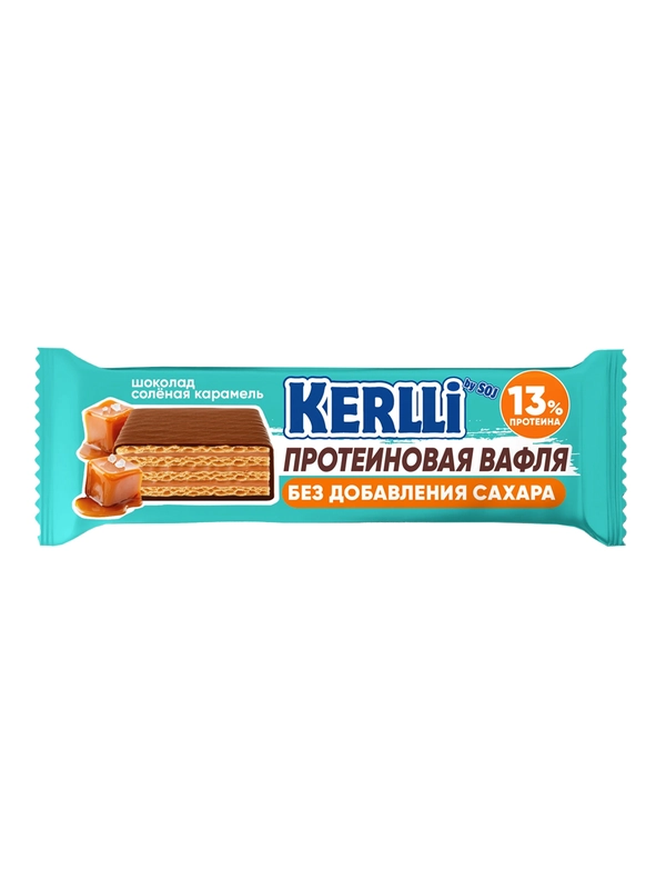 KERLLi Вафельные батончики без сахара "Солёная карамель", 16*45г купить ...